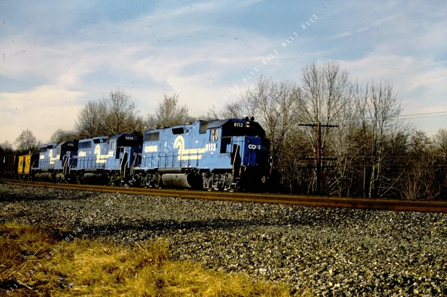 ORIGINAL KODACHROME SLIDE CONRAIL GP-9 #7173 (ex-PC/PRR #7173) 9. MAI ...