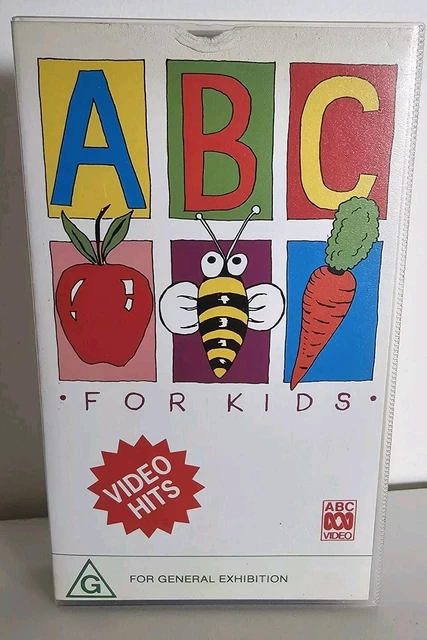 ABC FOR KIDS - Video Hits [1991] ABC T.V Video - VHS, Free Tracked ...