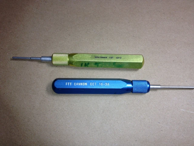 ITT CANNON CET 16-3A / 12-2 Removal Tools £22.00 - PicClick UK