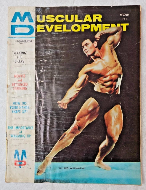 MUSCULAR DEVELOPMENT MAGAZINE Nov 1965 Jerry Daniel Mr. America Val ...