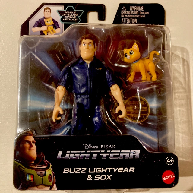 DISNEY/PIXAR LIGHTYEAR THE Movie BUZZ LIGHTYEAR & SOX Figure 2022 MIP £ ...