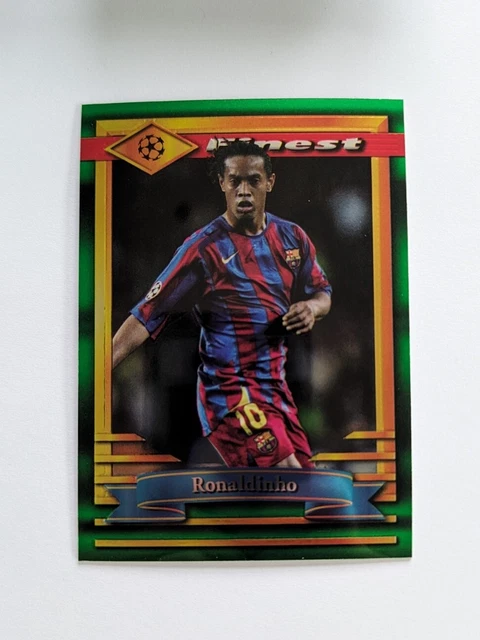 TOPPS FINEST FLASHBACK UCC 22/23 Base Fc Barcelone Ronaldinho #99 EUR 6 ...