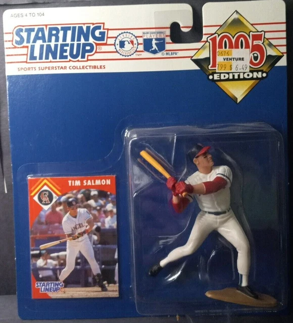 1995 FIGURINE ET carte Starting Lineup Tim Salmon California Angels ...
