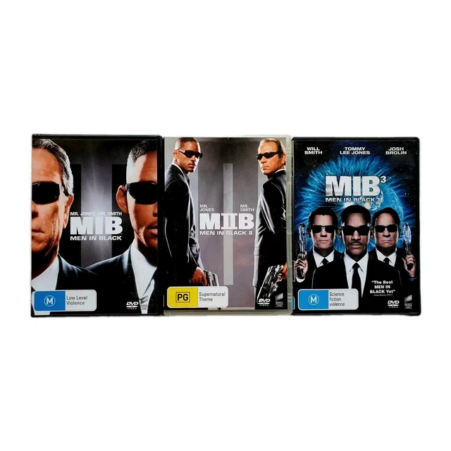 MEN IN BLACK MIB 1-3 DVD Bundle, Action Scifi Comedy, Will Smith, Region 2/4 $22.88 - PicClick AU