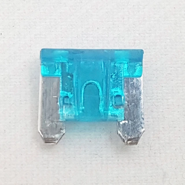 15 AMP BLUE Micro Blade Fuse 15A Amps A Car Mini Low Profile Bike Van ...