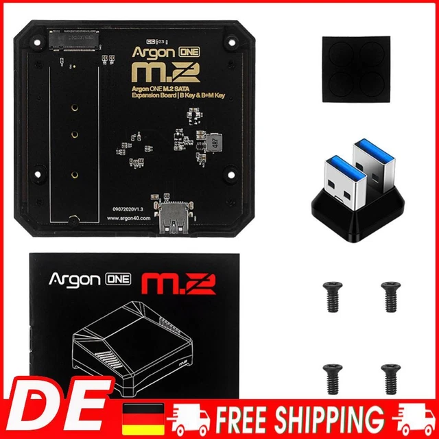 ARGON ONE CASE Aluminiumgehäuse mit Hi-Fi DAC für Raspberry Pi 4B EUR ...