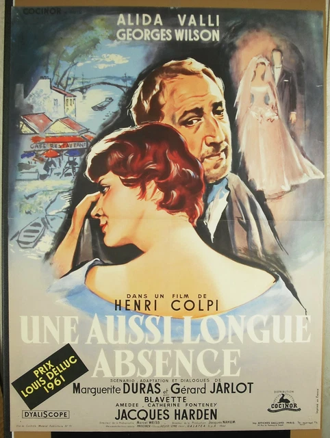 MANIFESTO CINEMA FILM Una Così Lunga Assenza Colpi Alida Valli Georg ...