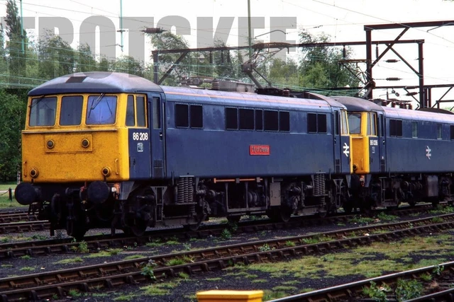 35MM SLIDE BR British Railways Electric Loco Class 86 86208 1982 ...