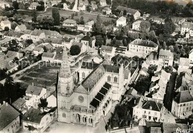 13238221 PONT-DE-RIDE CHURCH Aerial View Pont-de-Ride £9.28 - PicClick UK