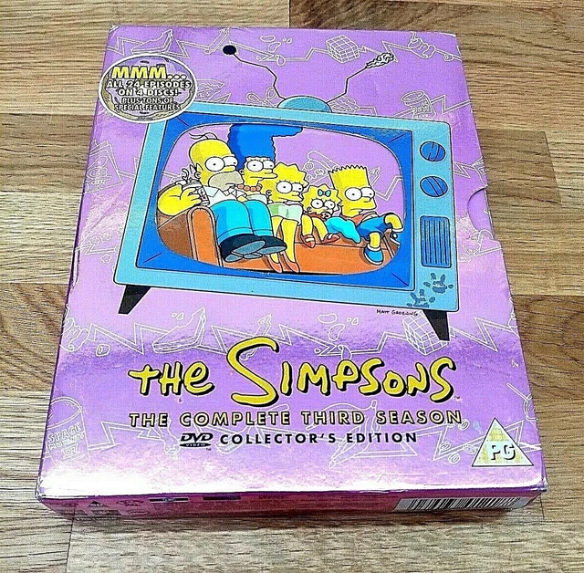 THE SIMPSONS DVD Box Set - Complete 3rd Season £0.99 - PicClick UK