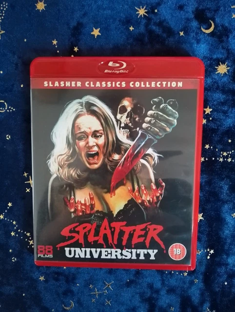 SPLATTER UNIVERSITY, 88 Films Slasher Collection Blu Ray, Horror Oop £ ...