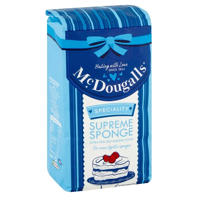 MCDOUGALLS SUPREME SPONGE Premium Self Raising Flour 1kg $13.33 ...