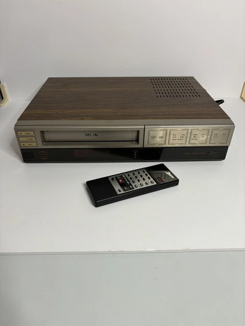 VINTAGE ZENITH VHS Player model VRE155 With Remote - Tested and Working ...