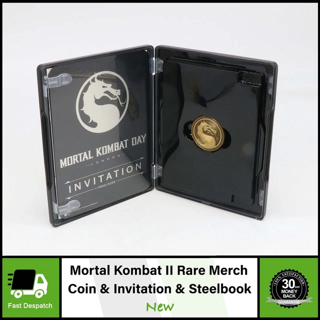MORTAL KOMBAT 11 MK11 | Reveal Coin Invitation & Steelbook Case £49.97 ...