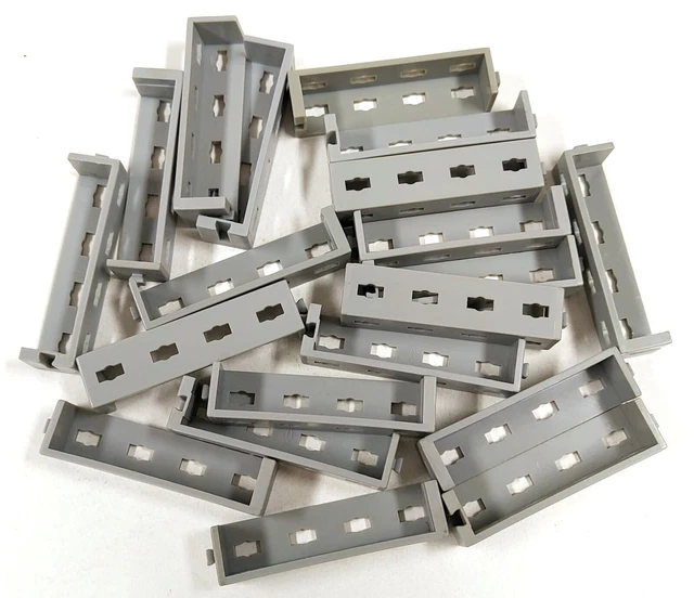 VINTAGE FISCHERTECHNIK 36302 Angle Girder 60 Gray 20pcs Parts 1970 $13. ...