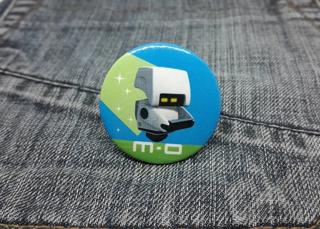 OFFICIAL DISNEY PIXAR WALL-E "M-O" Robot Pin Button Badge (38mm ...