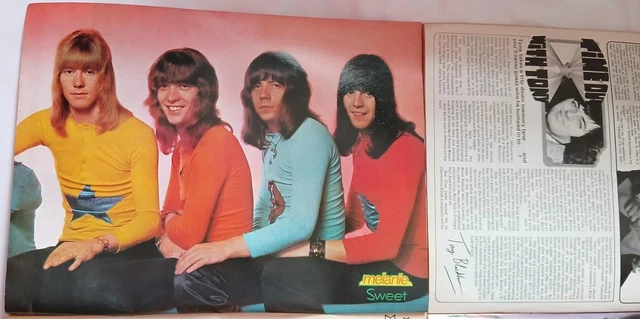 MELANIE MAGAZINE 1973 x 2. Brian Connolly The Sweet Bowie Osmonds £130. ...