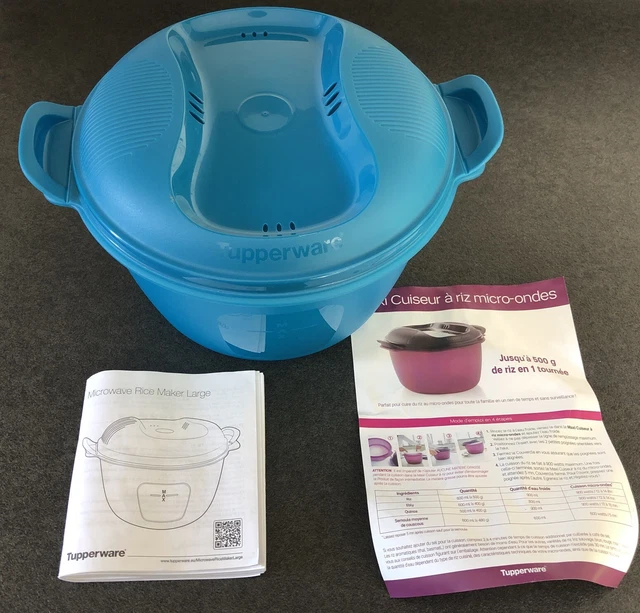 MAXI CUISEUR À Riz Micro-ondes 3L Tupperware Notice Et Recette EUR 26 ...