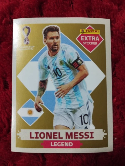 LIONEL MESSI LEGEND Qatar 2022 Panini Extra sticker Gold MINT £81.16 ...