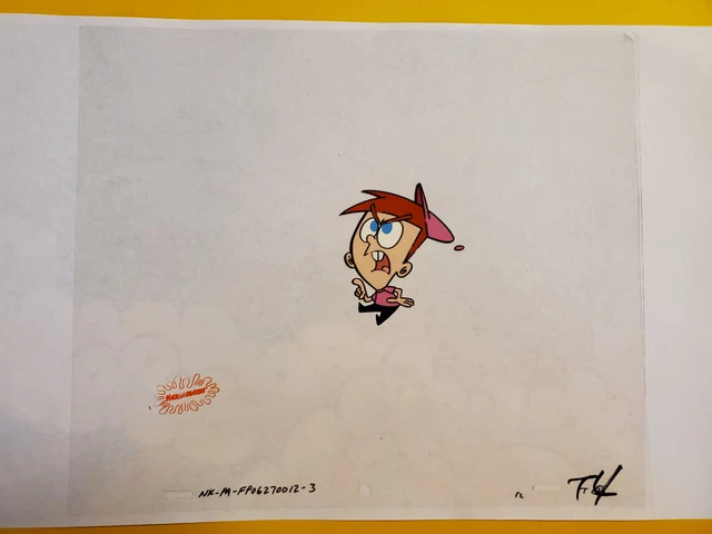 PILOT FIRST EPISODE Fairly Oddparents Original Production Cel Cell ...