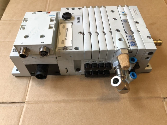FESTO CPX-GE-EV-S VALVE Terminal CPX-FB6 CPX-AB-2-M12 FESTO MPAL-VI Festo 533342 £170.00 ...