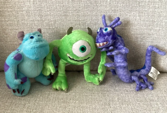 DISNEY STORE MONSTERS Inc Mike Sulley Randall Small Plush Figures £14. ...