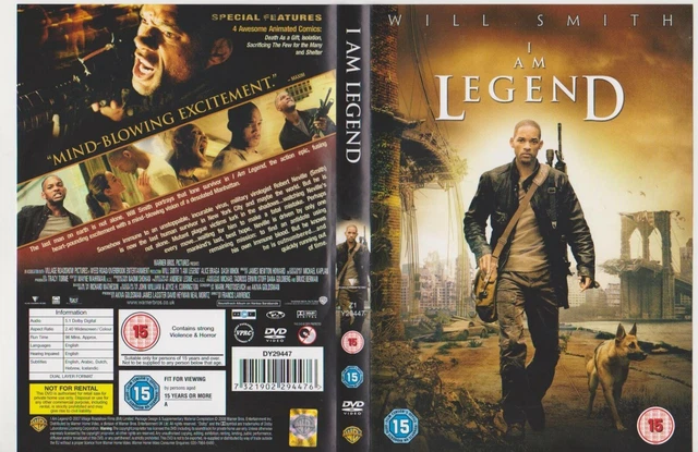 I AM LEGEND (DVD, 2008) Will Smith EUR 3,48 - PicClick IT