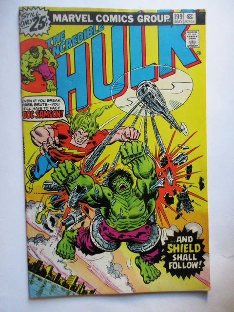MARVEL COMICS &THE Incredible HULK" # 199 en V.O 1976 EUR 16,00 ...