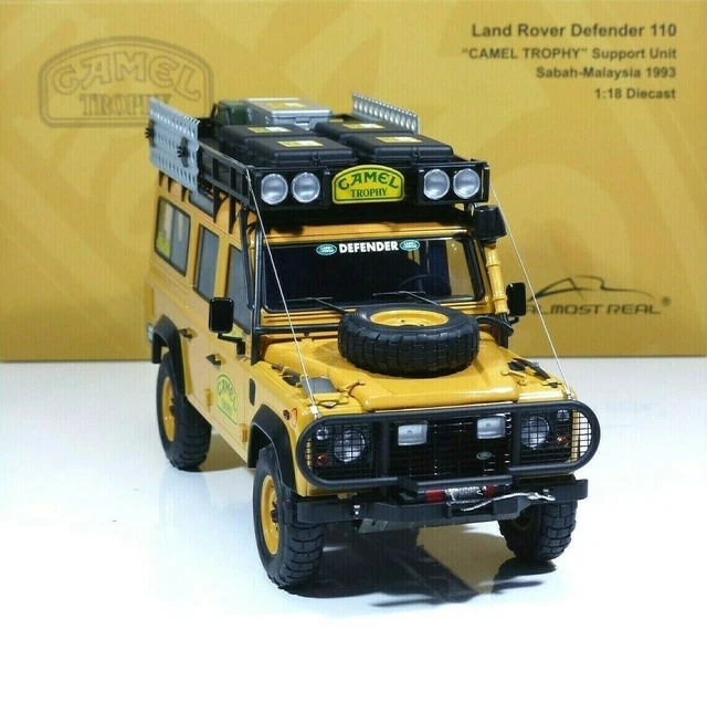 LAND ROVER DEFENDER 110 Camel Trophy SUPPORT UNIT Malaysia 1993 1:18 ...