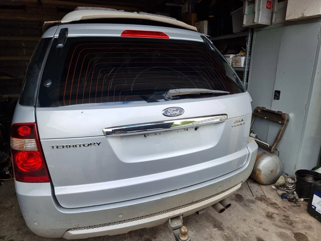FORD TERRITORY SY Ghia Complete Tailgate Glass Garnish Silver 09 ...