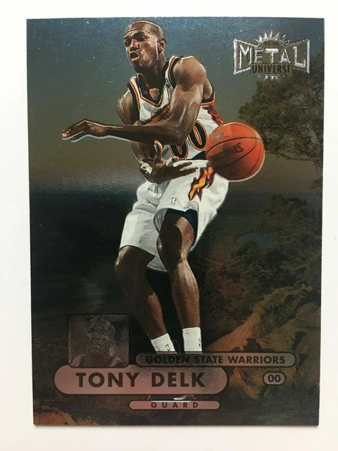 1997-98 METAL UNIVERSE Championship Tony Delk Warriors Basketball Card ...