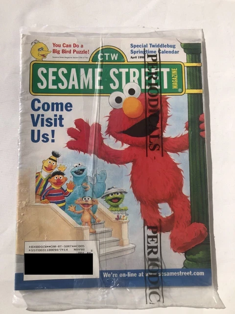 VINTAGE CTW SESAME Street Magazines/Parents 1998 April Lot of 2 ...