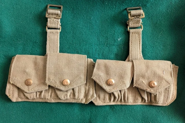 WW2 BRITISH/CANADIAN LEE-ENFIELD Rifle Ammo Pouches, Dated $60.00 ...