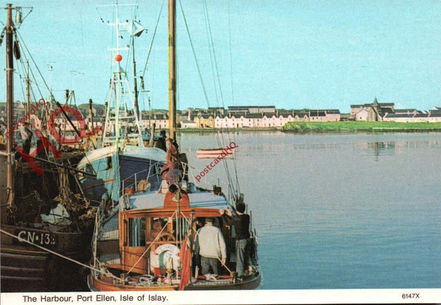 PICTURE POSTCARD:;ISLE OF Islay, Port Ellen, the Harbour [Hail ...