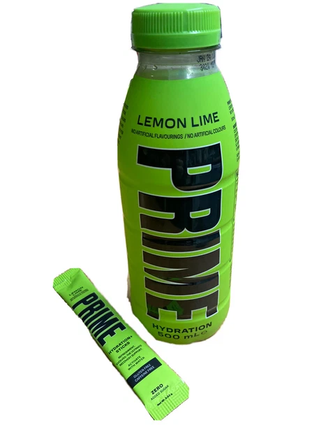 LEMON LIME TWIN/TWO Pack Prime Hydration 1x Drink & 1x stick KSI ...