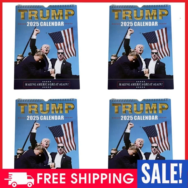 DONALD TRUMP 2025 Desk Calendar Trump 2025 Calendar Trump Shot Planning ...