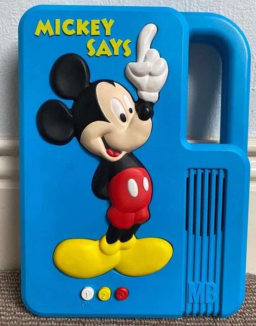 VINTAGE RETRO MB 80s Electronic Walt Disney Mouse Talking "Mickey Says ...