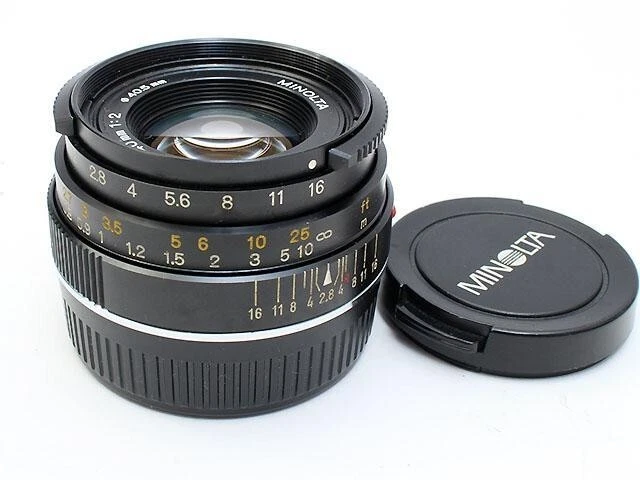 MINOLTA M-ROKKOR 40MM F2 Standard Prime Objectif pour LEICA Cle Parfait ...