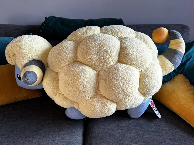 OFFICIAL POKEMON CENTRE Jumbo Life Size Mareep Plush Soft Toy 45" £400. ...