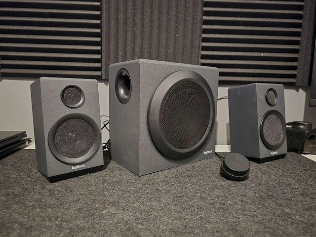 LOGITECH Z-333/S-00154 2.1 Powered Multimedia Speakers With Sub- Woofer ...