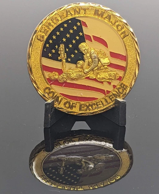 SERGEANT MAJOR US Army Vintage Challenge Coin #456 £47.41 - PicClick UK