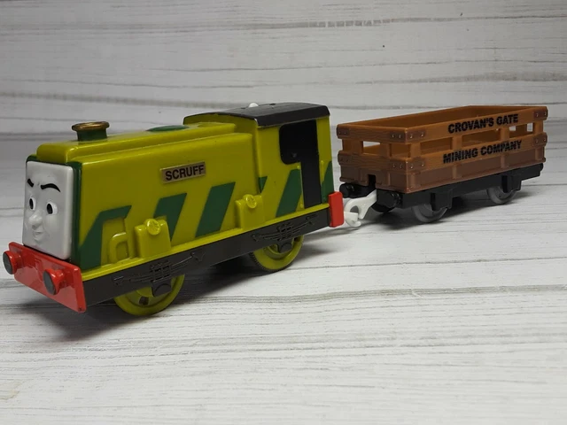 THOMAS & FRIENDS Trackmaster Motorized Scruff And Mining Car Train 2010 ...