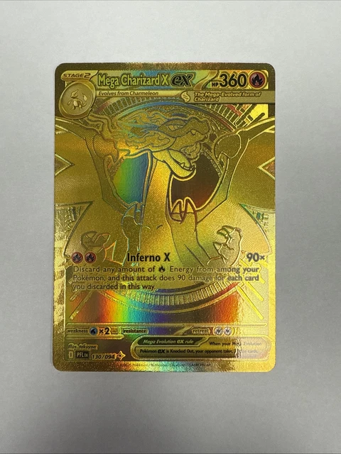 POKÉMON TCG MEGA Charizard X EX phantasmal Flames NM 130/94 £417.74 ...