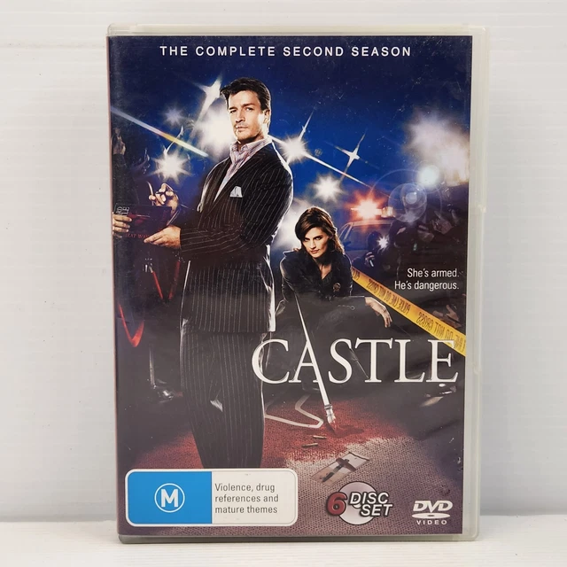 CASTLE SEASON 2 | 6-DVD Set Nathan Fillion Stana Katic Comedy Drama ...