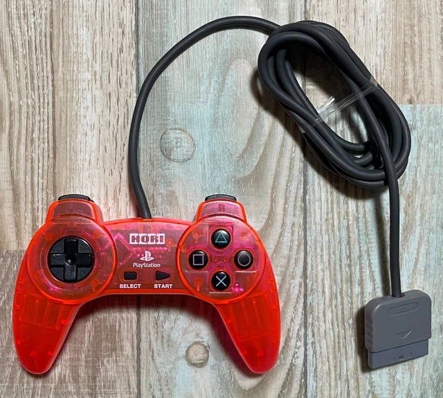 SONY PLAYSTATION PS PS1 Hori Controller Clear Orange SLPH-000105 ...