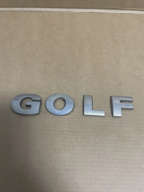 VW GOLF MK4 Mk5 Mk6 Mk7 BADGE EMBLEM LOGO Symbol Letters Rear Boot EUR ...