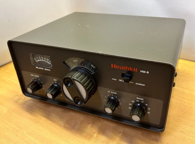 HEATHKIT HW-9 HWA-9 Deluxe QRP CW HF Transceiver - No Power Cable ...