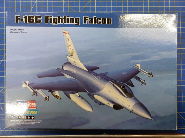 HOBBY BOSS 1/72 Scale F-16C Fighting Falcon Model Kit £21.99 - PicClick UK