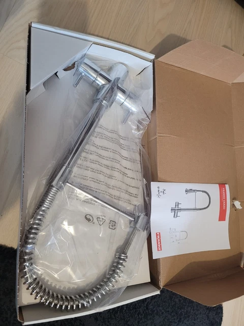 FRANKE VARZO PULL-OUT Mono Mixer Kitchen Tap Chrome £200.00 - PicClick UK