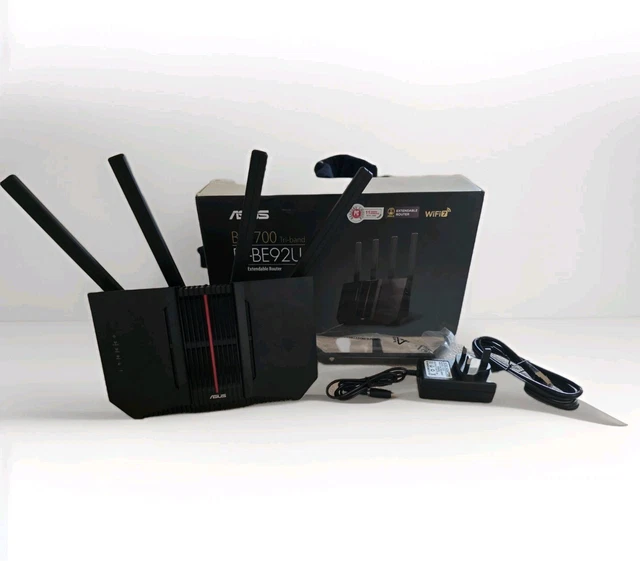ASUS RT-BE92U BE9700 Tri-Band WiFi 7 Router, Supports New £195.16 ...